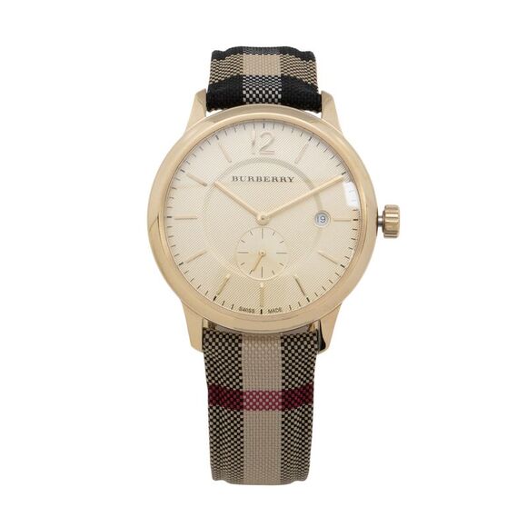 Burberry | Accessories | Burberry Stainless Steel Swiss Honey Check ...